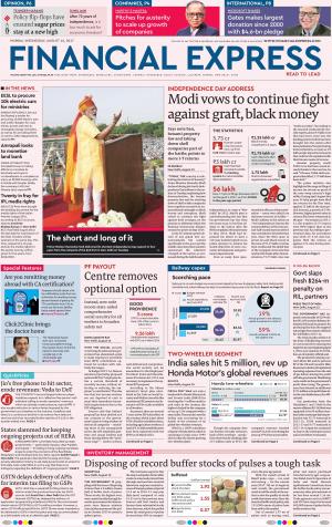 Financial Express Mumbai, Wed, 16 Aug 17