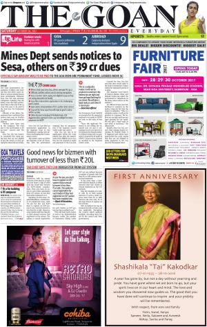 The Goan THE GOAN EVERYDAY, Sat, 28 Oct 17