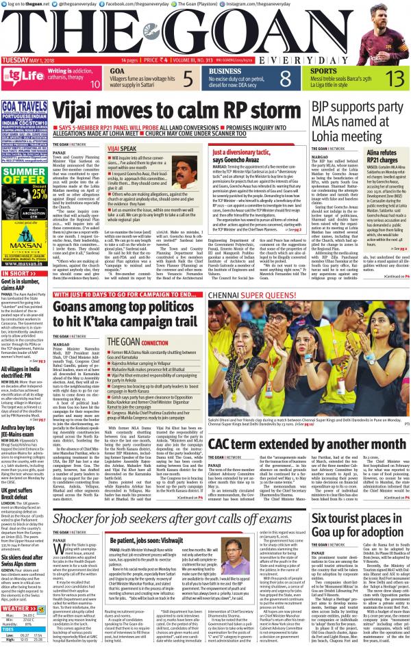 THE GOAN EVERYDAY, The Goan Everyday : readwhere