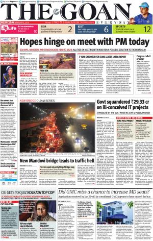 THE GOAN e-newspaper in English by The Goan