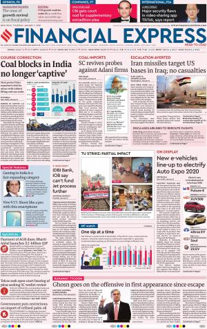 Financial Express Delhi, Thu, 9 Jan 20