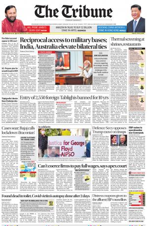 Tribune India The Tribune, Fri, 5 Jun 20