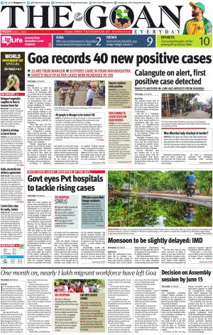 THE GOAN e-newspaper in English by The Goan