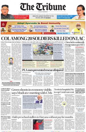 The Tribune e-newspaper in English by Tribune India