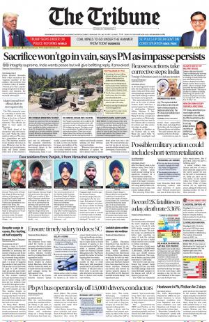 The Tribune e-newspaper in English by Tribune India