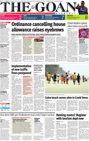 THE GOAN EVERYDAY e-newspaper in English by The Goan