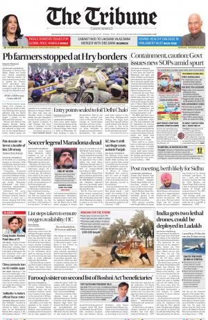 The Tribune e-newspaper in English by Tribune India