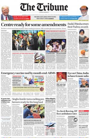 Tribune India The Tribune, Fri, 4 Dec 20