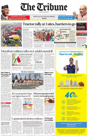 Tribune India The Tribune, Mon, 25 Jan 21