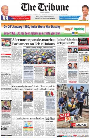 Tribune India The Tribune, Tue, 26 Jan 21