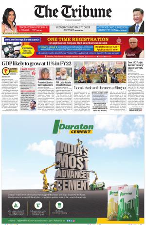 Tribune India The Tribune, Sat, 30 Jan 21