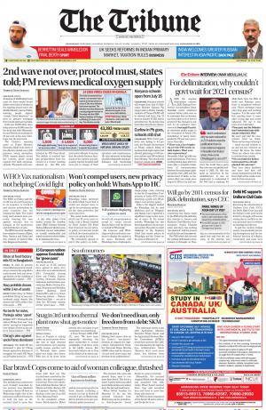 The Tribune e-newspaper in English by Tribune India