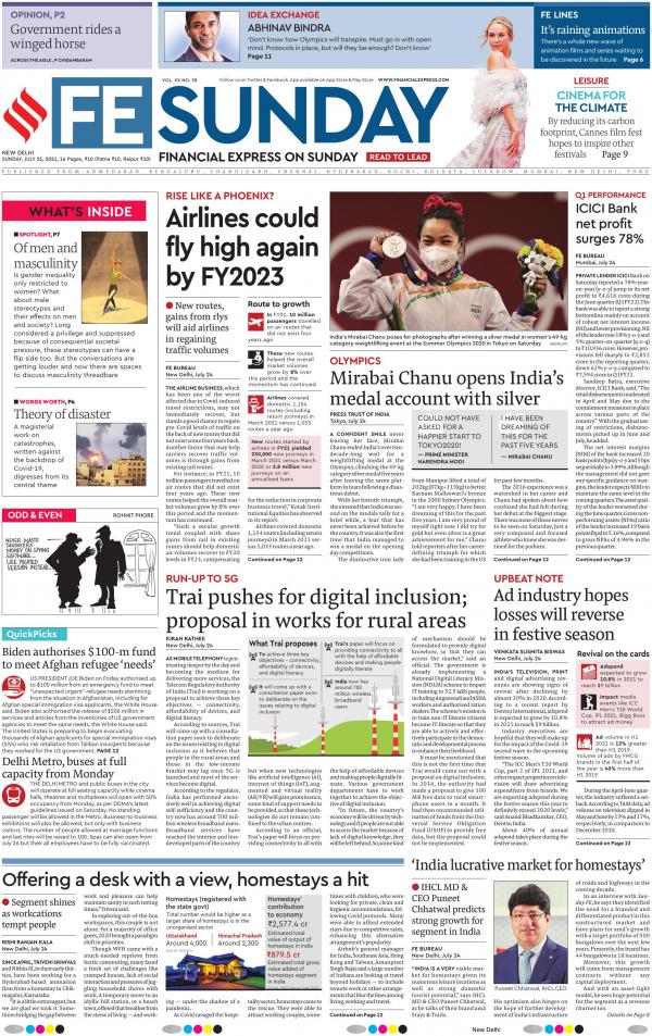 Financial Express Epaper: English E-paper, Today's Business Newspaper ...