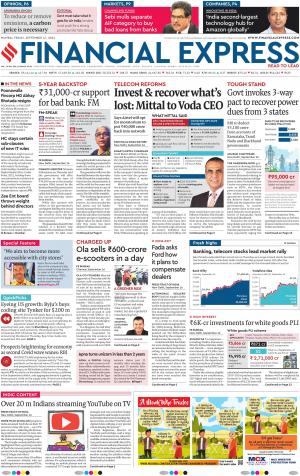 Financial Express Mumbai, Fri, 17 Sep 21