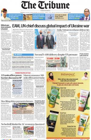 Tribune India The Tribune, Sat, 16 Apr 22