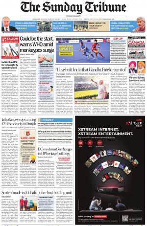 Tribune India The Tribune, Sun, 29 May 22