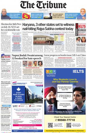 Tribune India The Tribune, Fri, 10 Jun 22