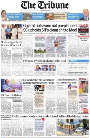Tribune India The Tribune, Sat, 25 Jun 22