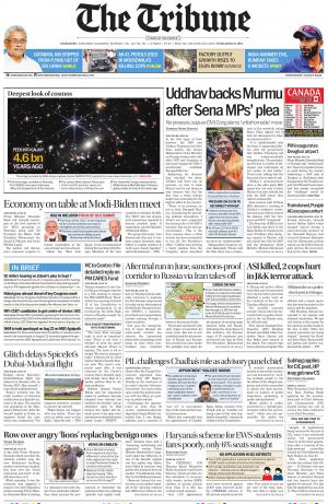 The Tribune e-newspaper in English by Tribune India