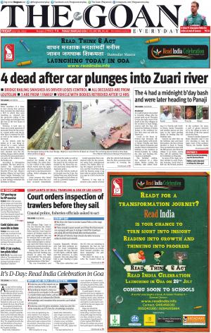 THE GOAN e-newspaper in English by The Goan