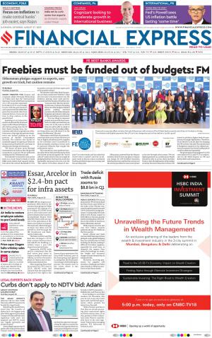 Financial Express Lucknow, Sat, 27 Aug 22