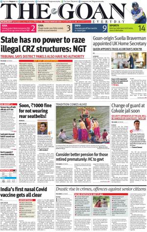 The Goan THE GOAN EVERYDAY, Wed, 7 Sep 22