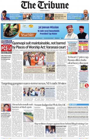 The Tribune e-newspaper in English by Tribune India