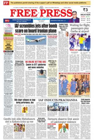 Free Press Journal Free Press - Indore Epaper Edition, Tue, 4 Oct 22