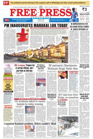 Free Press Journal Free Press - Indore Epaper Edition, Tue, 11 Oct 22