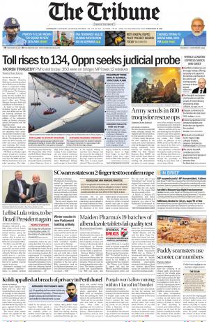 Tribune India The Tribune, Tue, 1 Nov 22