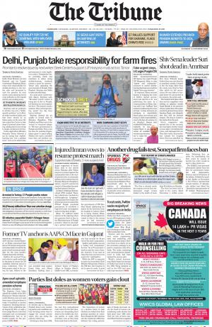 Tribune India The Tribune, Sat, 5 Nov 22