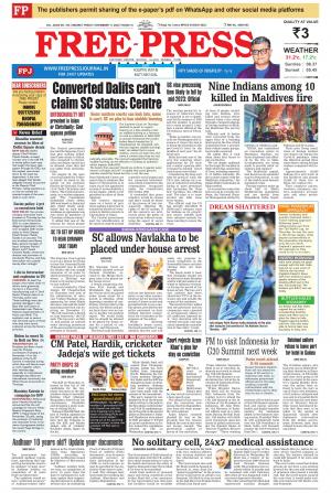 Free Press Journal Free Press - Indore Epaper Edition, Fri, 11 Nov 22