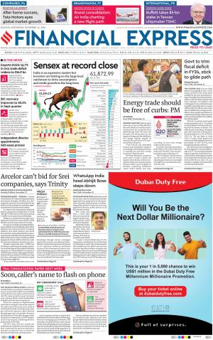 Financial Express Kolkata, Wed, 16 Nov 22