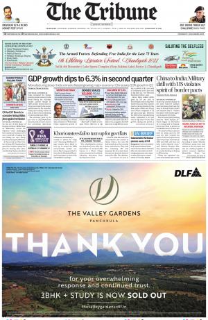 Tribune India The Tribune, Thu, 1 Dec 22