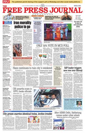 Free Press Journal Free Press - Mumbai Epaper Edition, Mon, 5 Dec 22