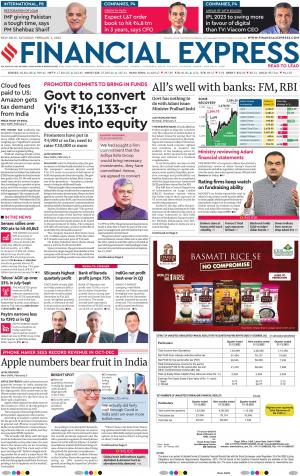 Financial Express Delhi, Sat, 4 Feb 23
