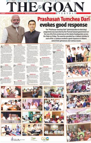 THE GOAN e-newspaper in English by The Goan