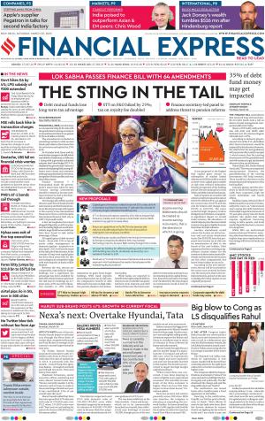 Financial Express Delhi, Sat, 25 Mar 23