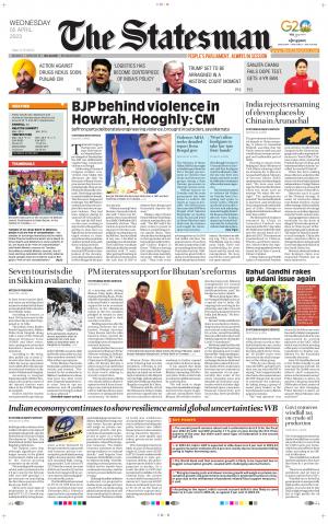 The Statesman Siliguri - The Statesman, Wed, 5 Apr 23