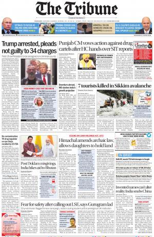 Tribune India The Tribune, Wed, 5 Apr 23