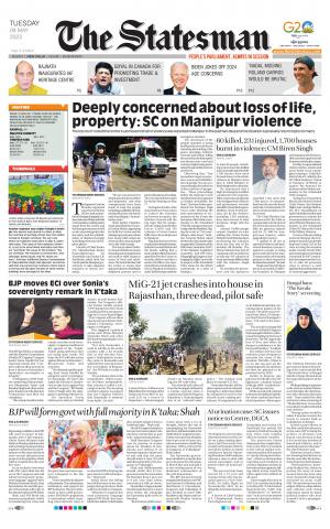 The Statesman Delhi - The Statesman, Tue, 9 May 23