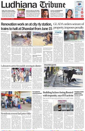 Tribune India Ludhiana Tribune, Mon, 12 Jun 23