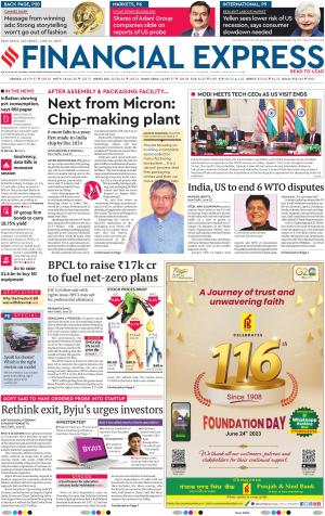 Delhi e-newspaper in English by Financial Express
