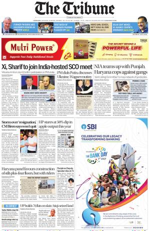 Tribune India The Tribune, Sat, 1 Jul 23