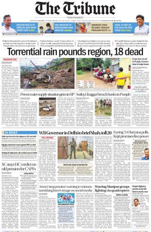 Tribune India Delhi Edition, Mon, 10 Jul 23