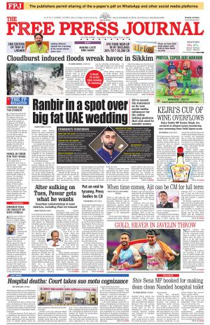 Free Press Journal Mumbai Edition(1), Thu, 5 Oct 23