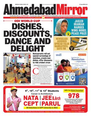 ePaper - Ahmedabad Mirror Ahmedabad Mirror, Sat, 7 Oct 23