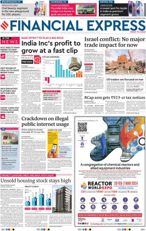 Financial Express Mumbai, Mon, 9 Oct 23