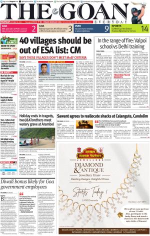 The Goan THE GOAN EVERYDAY, Thu, 19 Oct 23