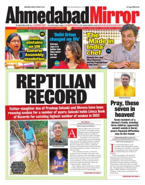 ePaper - Ahmedabad Mirror Ahmedabad Mirror, Sun, 29 Oct 23